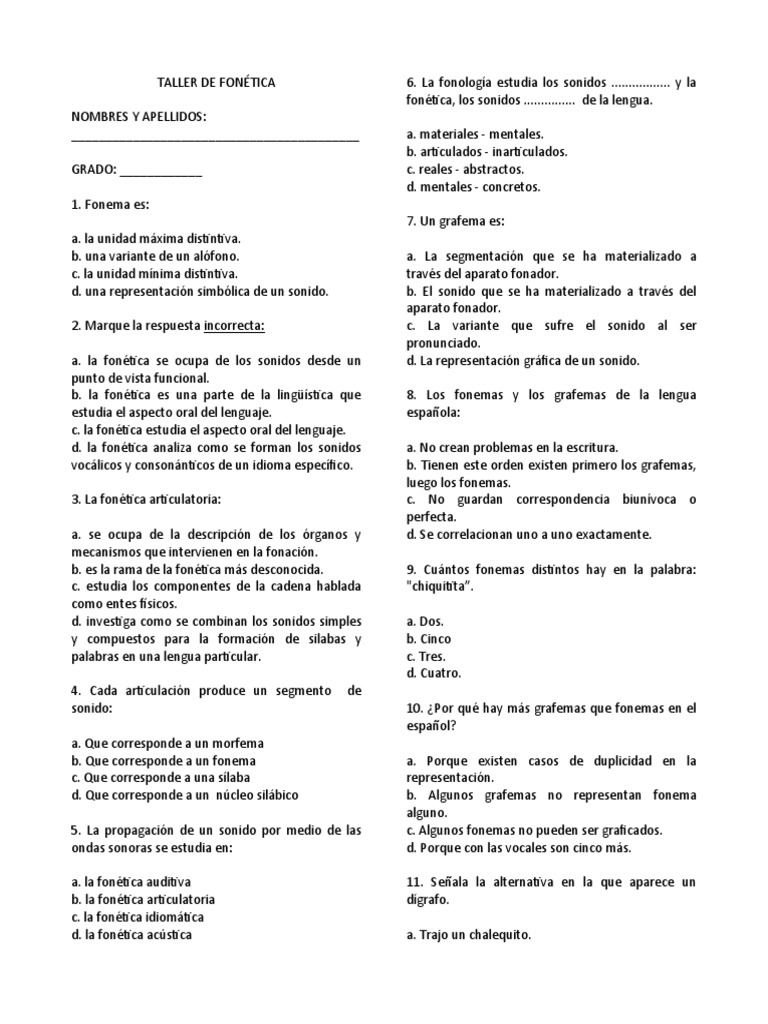 Fonemas en "chiquitita" | PDF | Artes del Lenguaje y Comunicación | Arte