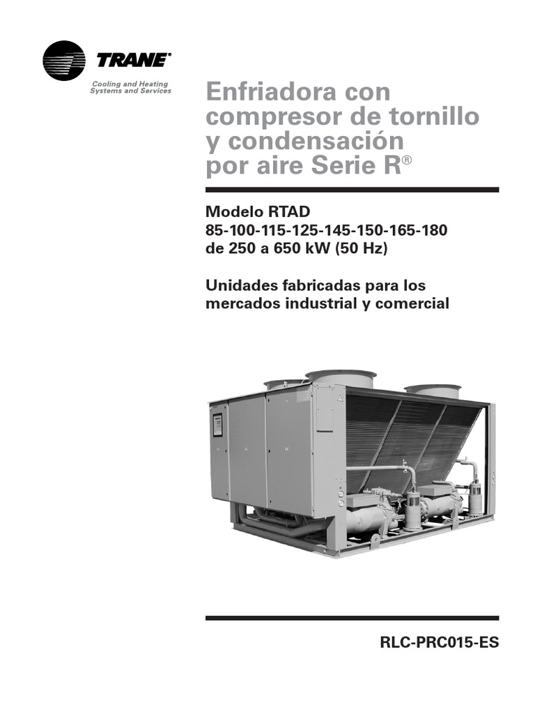 Trane Chiller | PDF | Computadoras | Tecnología e ingeniería