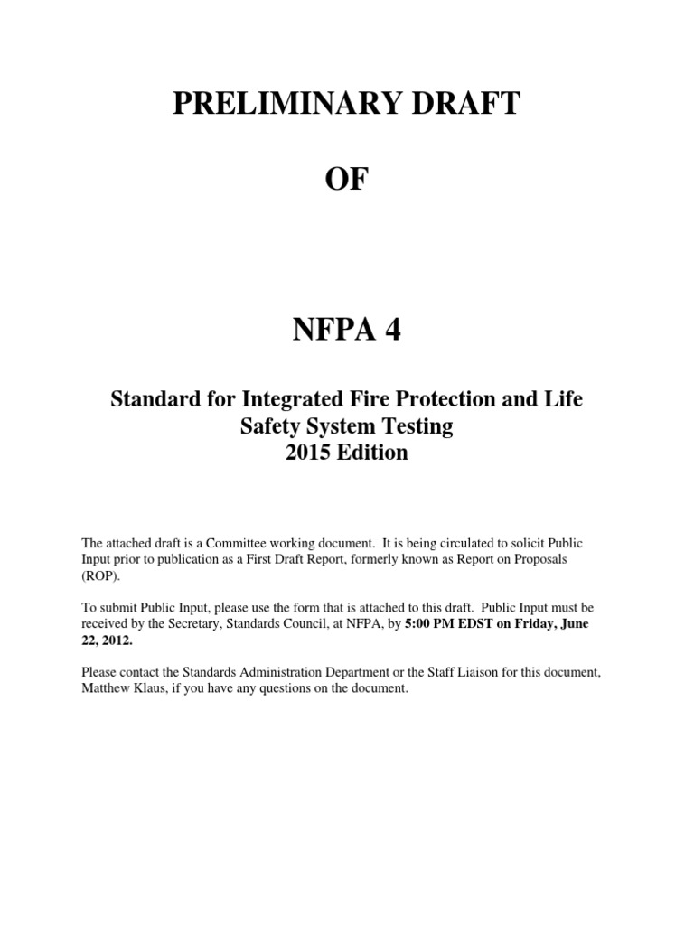 Nfpa 4 PDF | PDF