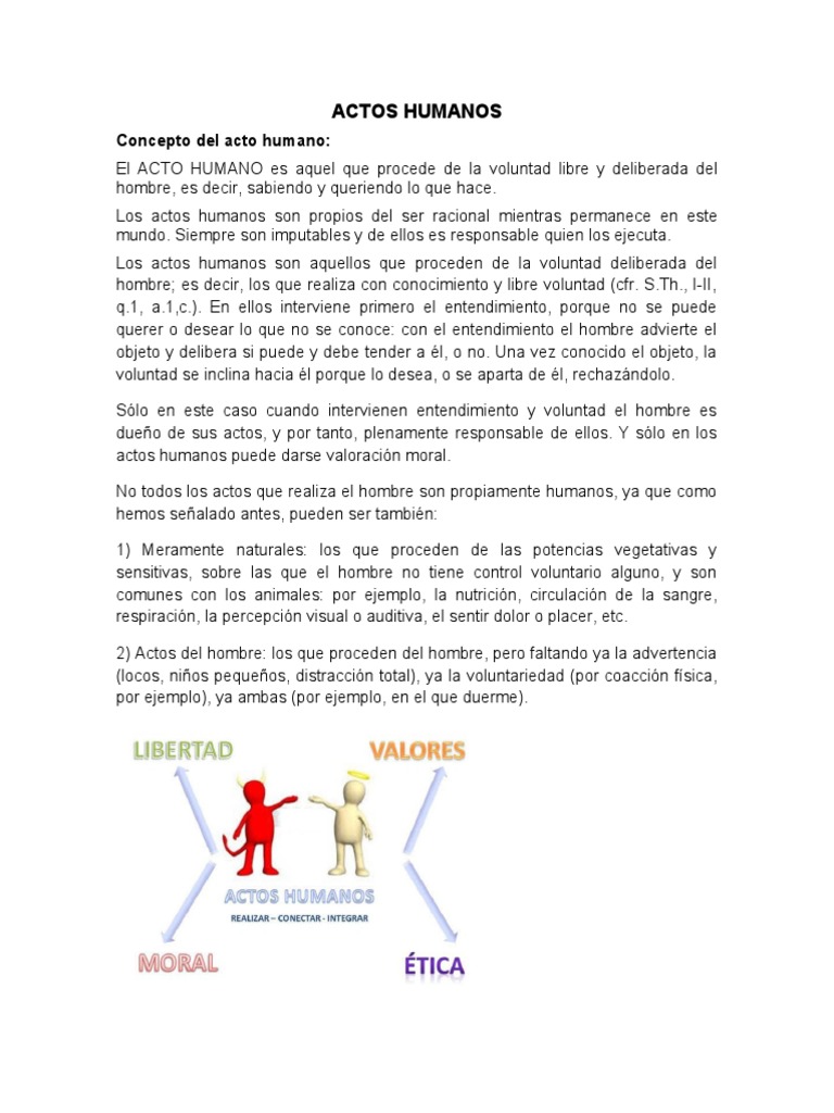 Actos Humanos | PDF