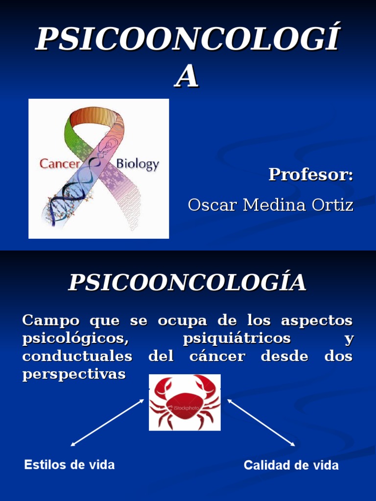 Psicooncologia | PDF