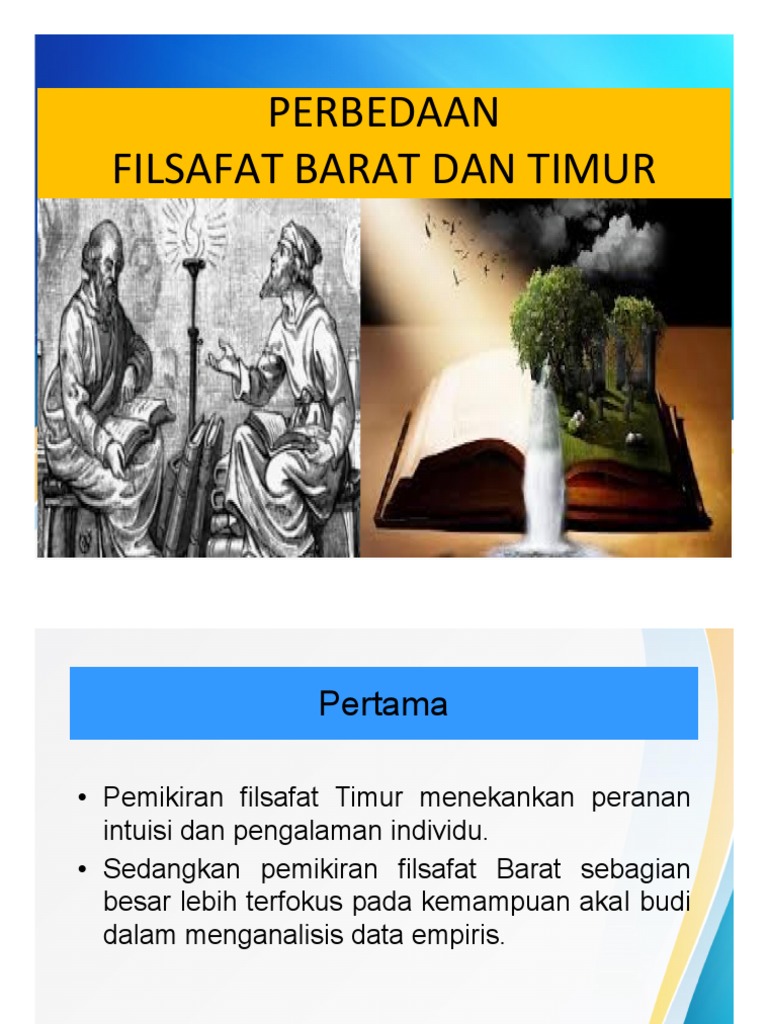 8 Perbedaan Filsafat Barat Dan Timur PDF | PDF