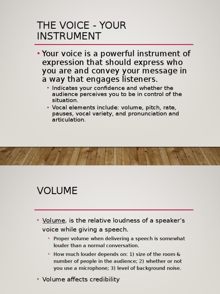 Elemnts of Vocal Delivery | PDF | Language Arts & Discipline