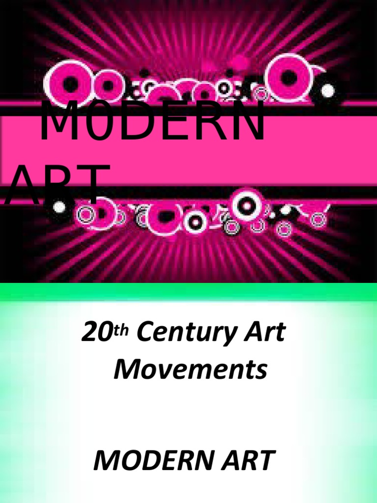 20th Century Arts | PDF | Art