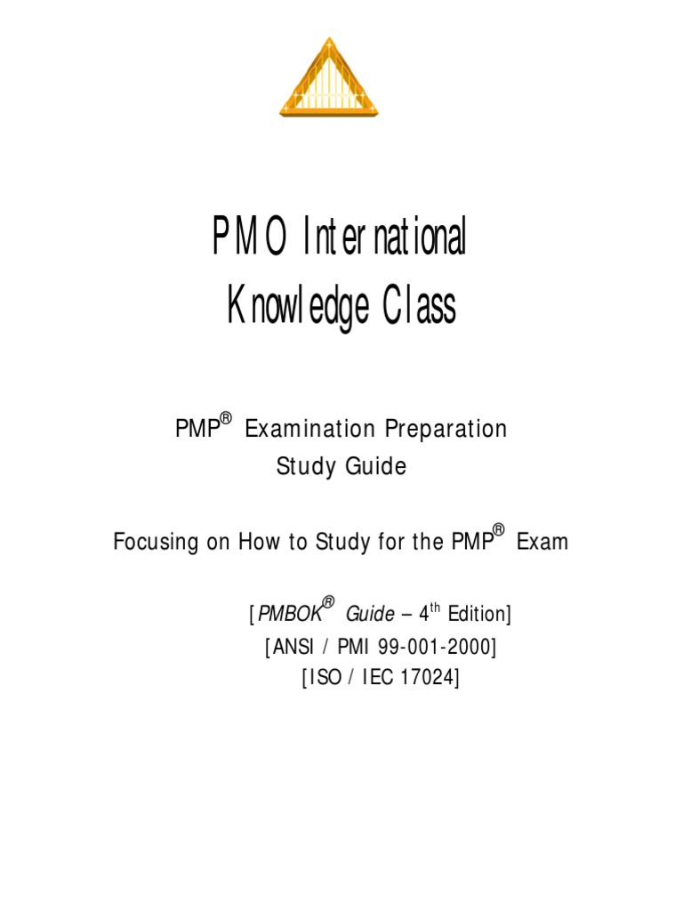 PMP Exam Study Guide PMBOK 4th Edition | PDF | Project Management ...