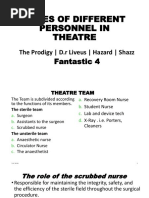 Standard Operating Procedures Theatre | PDF | Surgery | Anesthesia
