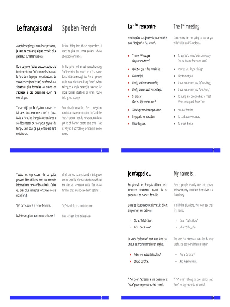 198 French Phrases and Expressions | PDF