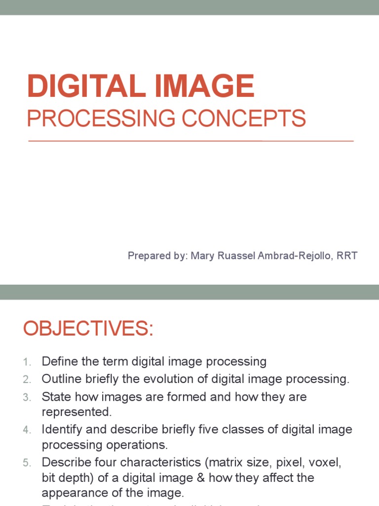2 Digital Image Processing Concepts | PDF