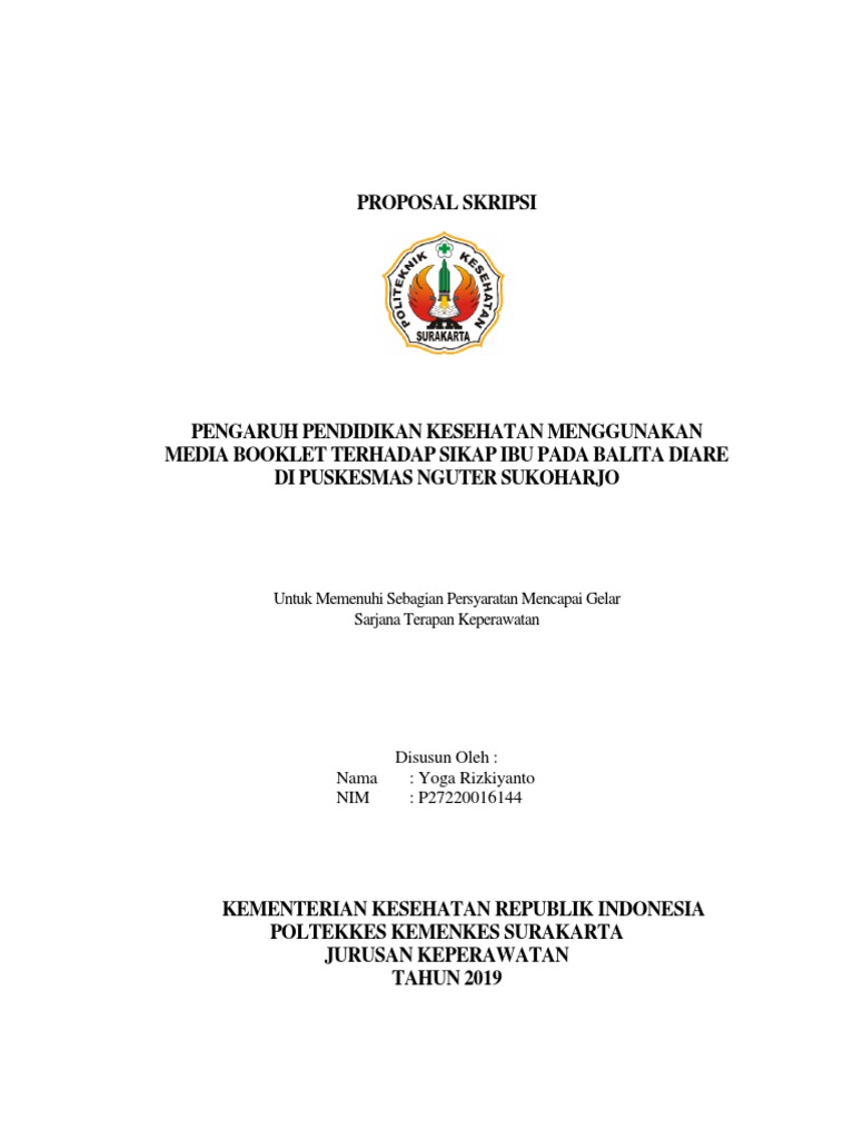 Pengaruh Pemberian Pendidikan Kesehatan Menggunakan Media Booklet ...