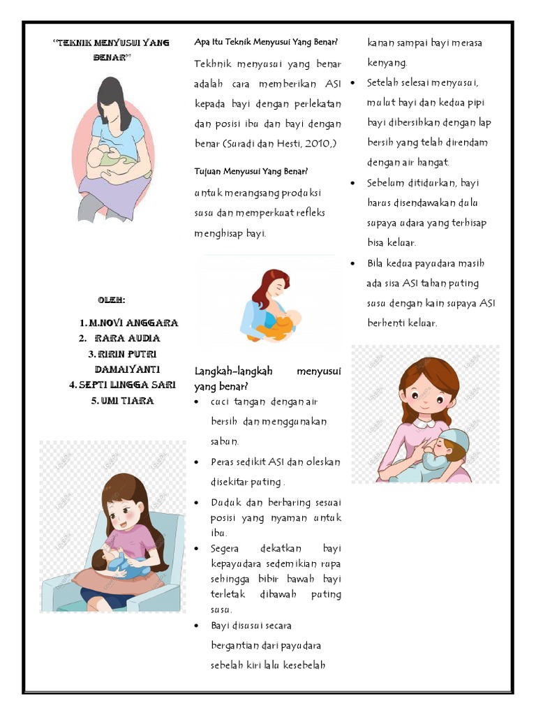 Leaflet Teknik Menyusui | PDF