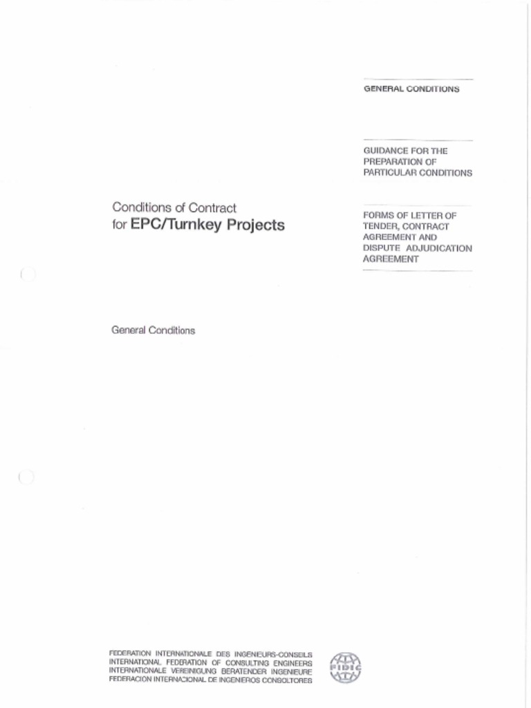 Fidic Silver Book Pdf