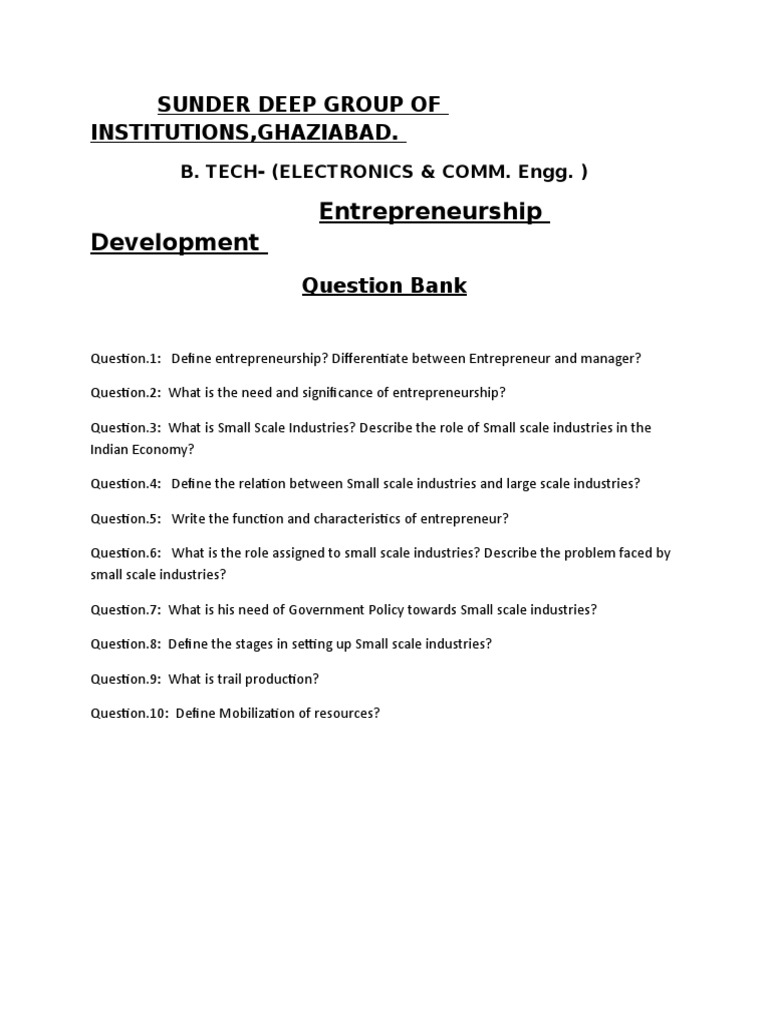 Question Bank Edp | PDF