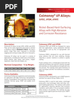 Wall Colmonoy Surfacing Alloys Selector Chart | PDF | Tungsten ...
