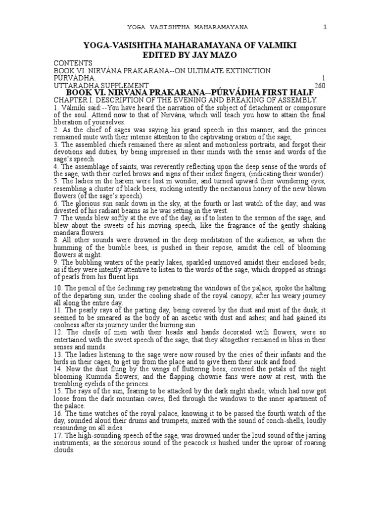 Yoga Vasistha 2 | PDF