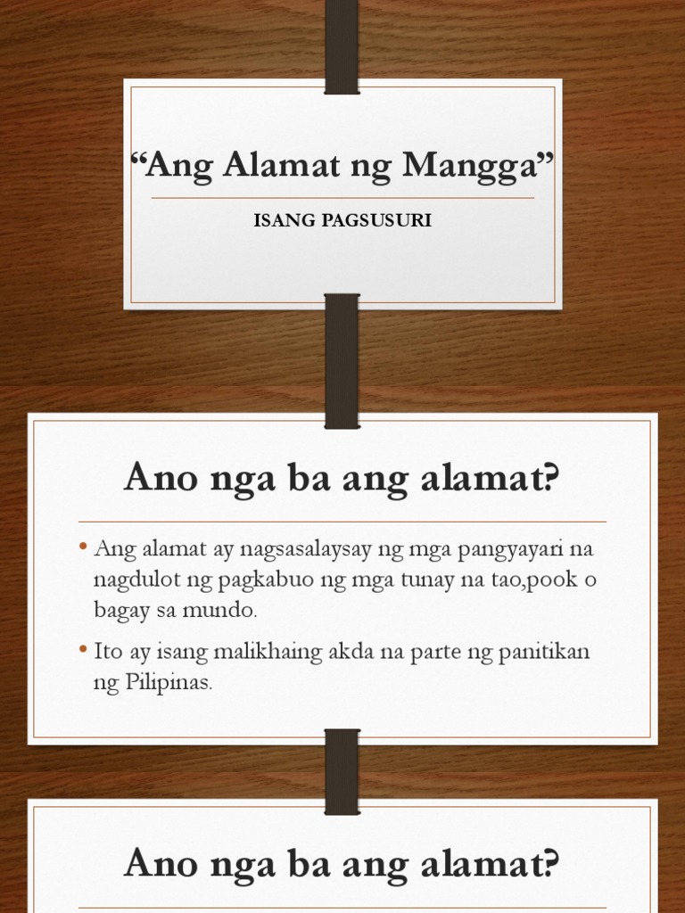 Ang Alamat NG Mangga | PDF