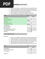 LIIFT4 Workout Calendar | PDF | Arm | Sports