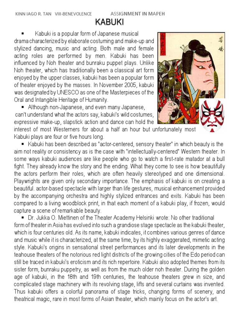Kabuki PDF | PDF