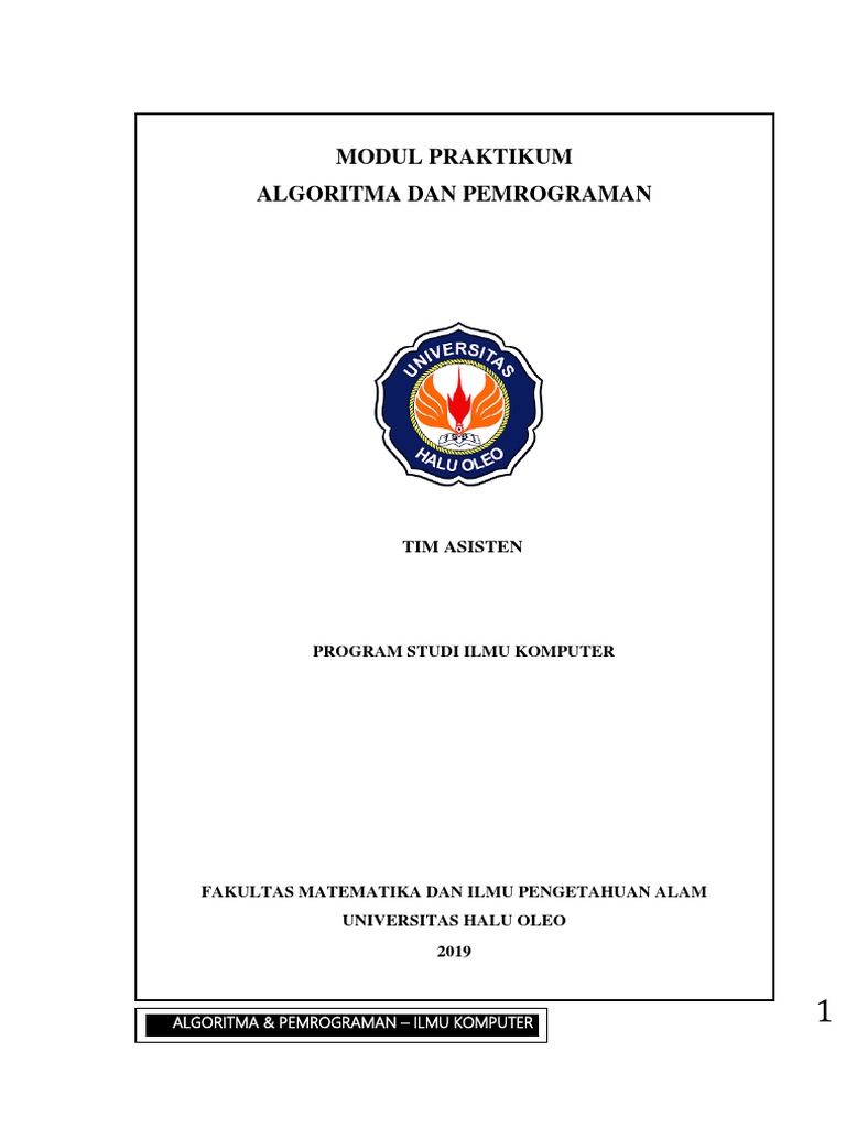 Modul Algoritma & Pemrograman | PDF Modul Algoritma & Pemrograman | PDF