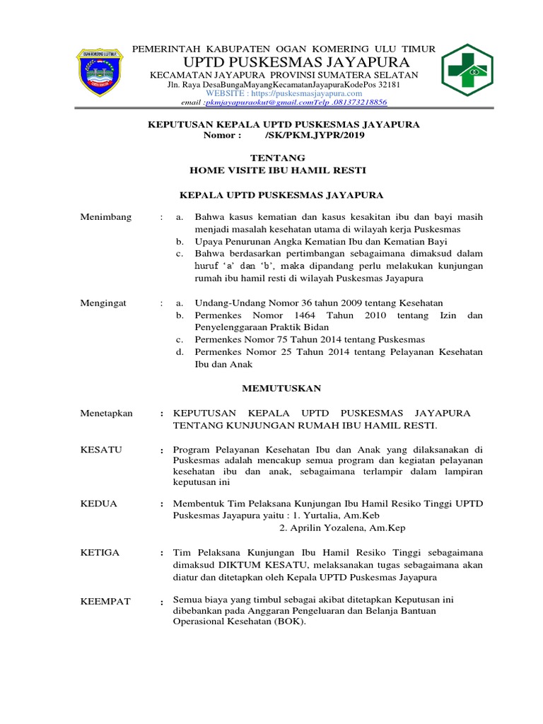 SK Bumil Risti | PDF | Pengembangan Diri | Sains & Matematika