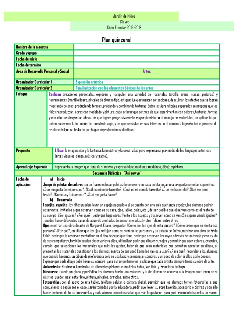 Artes Asi Soy Yo | PDF