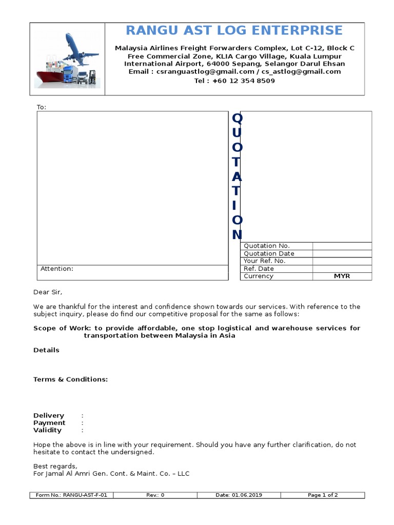 Contoh Quotation Baru | PDF