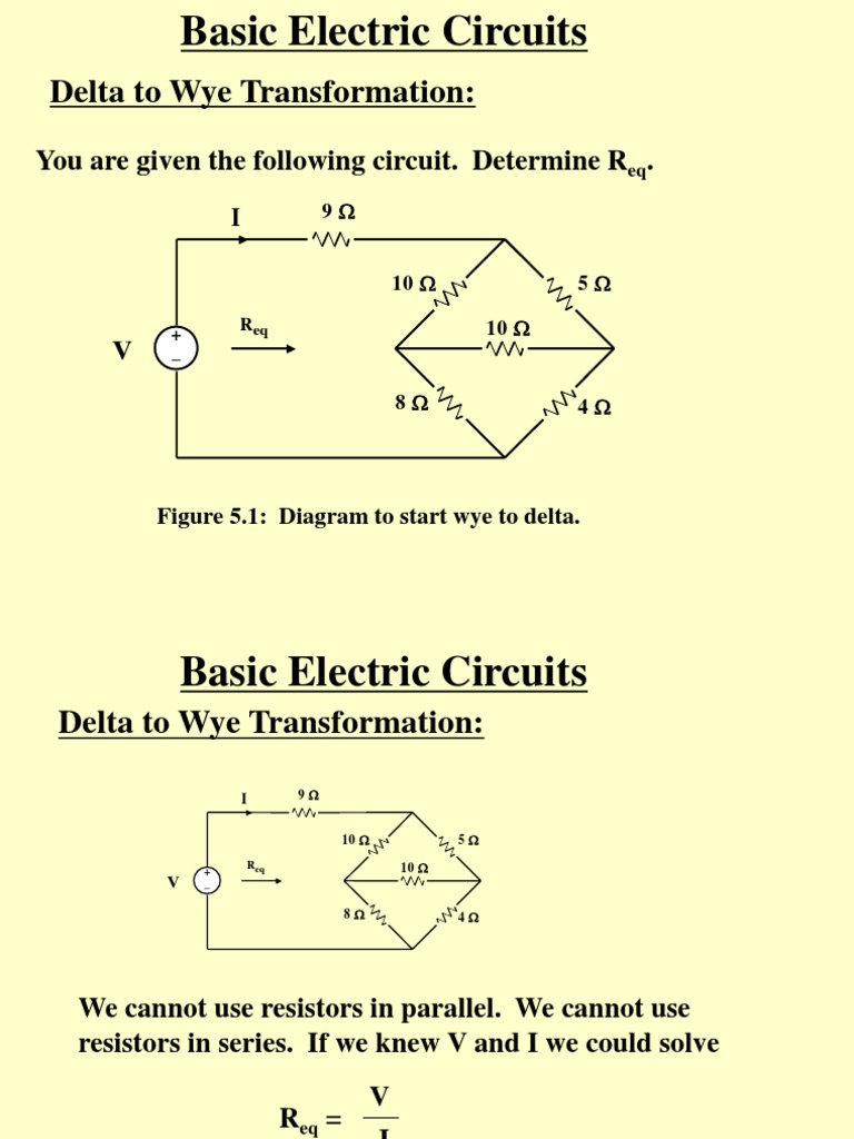 Delta-Wye Transformation Examples | PDF | Teaching Methods & Materials ...