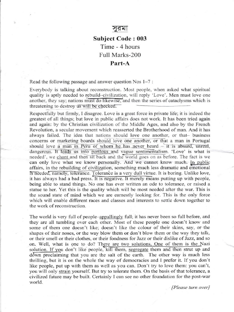 36th Bcs Written Questions (All) PDF | PDF