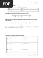Mathematics Form 2 Revision | PDF | Area | Equations