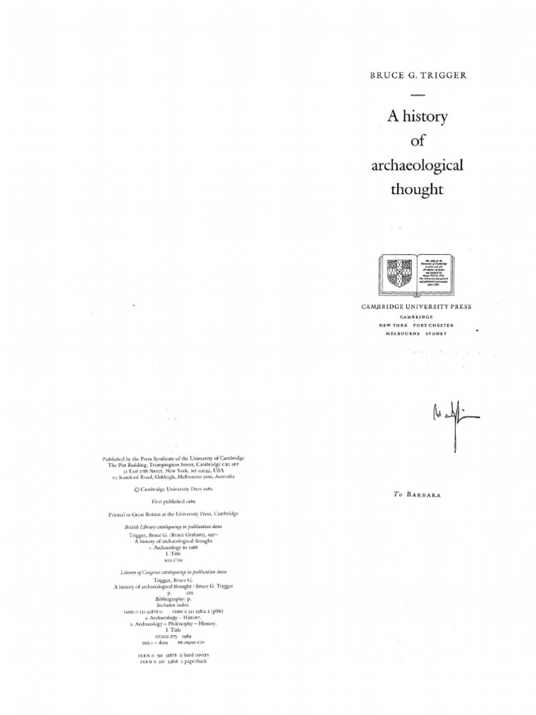 History of Archaeological Thought | PDF