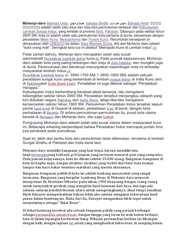 Mohenjo Daro | PDF