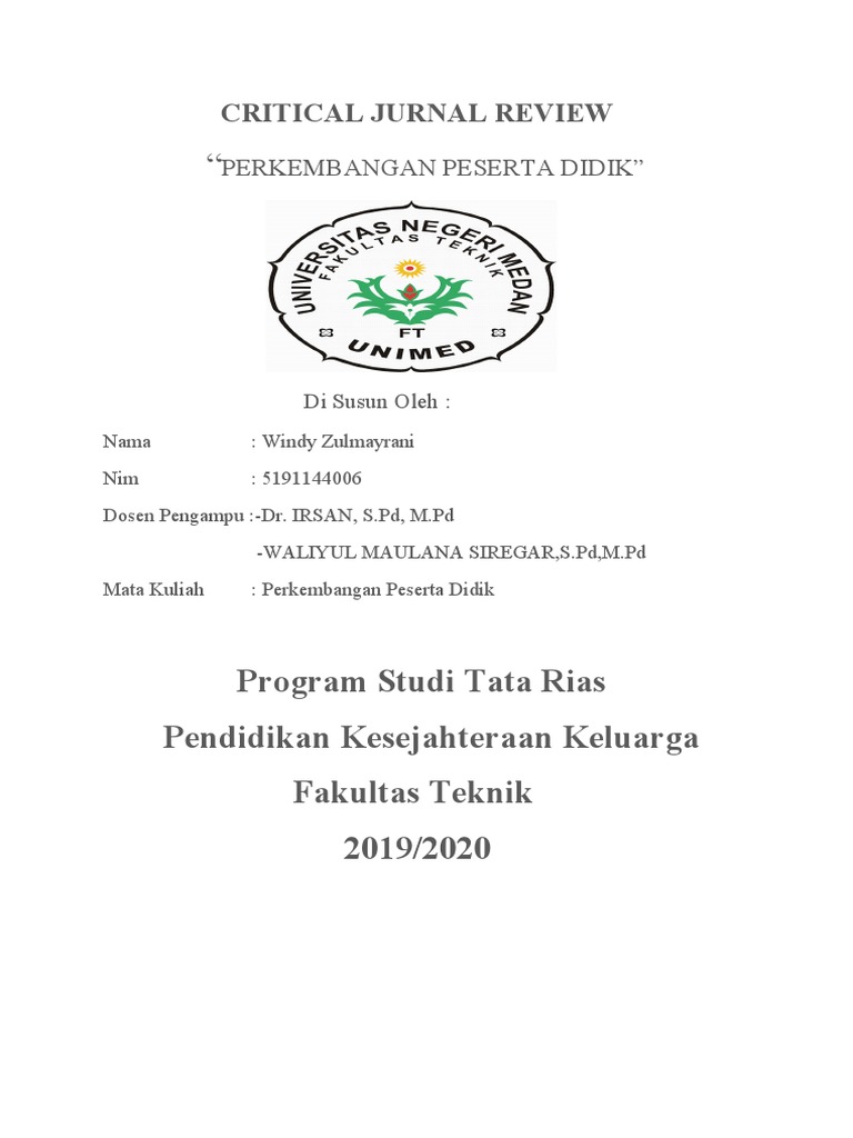 Critical Jurnal Review PPD | PDF