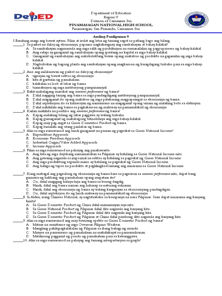 3RD Quarter Ap | PDF