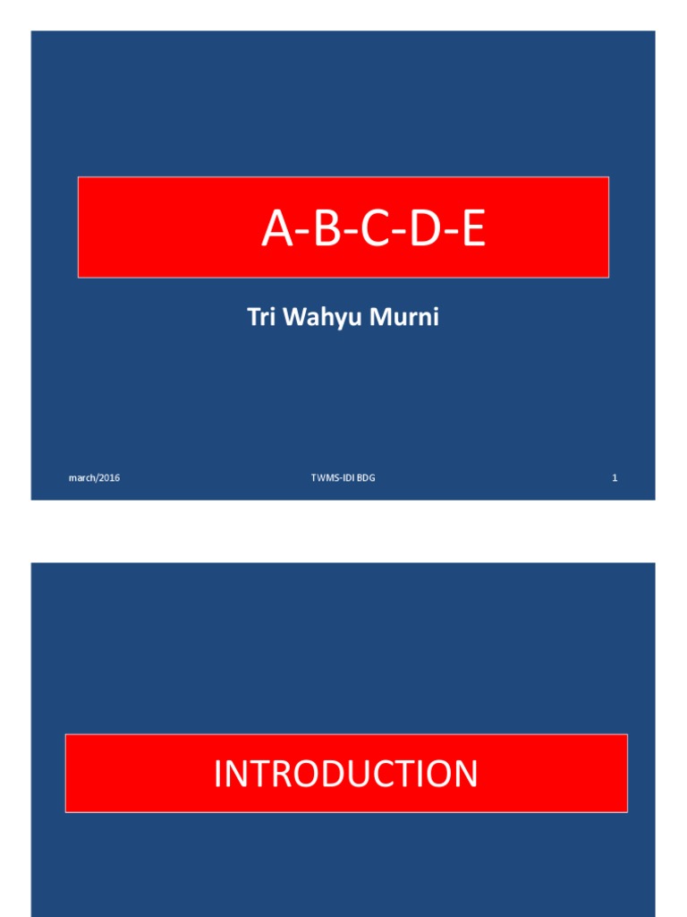 A3 - ABCDE Algorithms (Slide Penting Idi) PDF | PDF