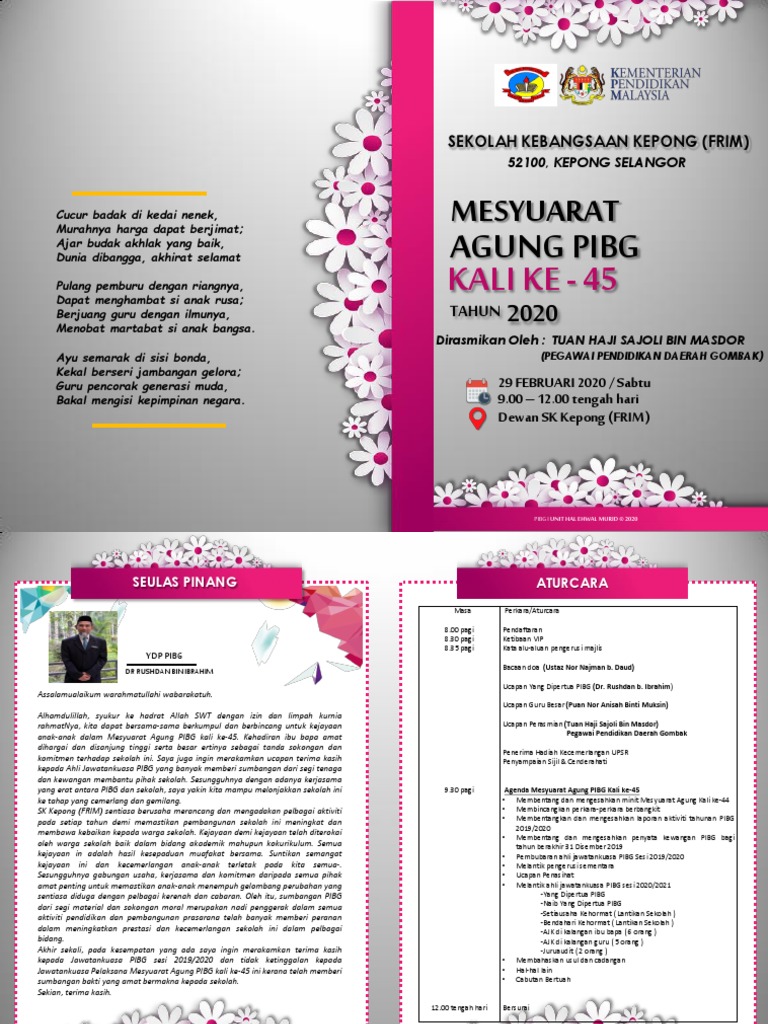 Buku Program Pibg 2020 Qr Code Pdf Pdf