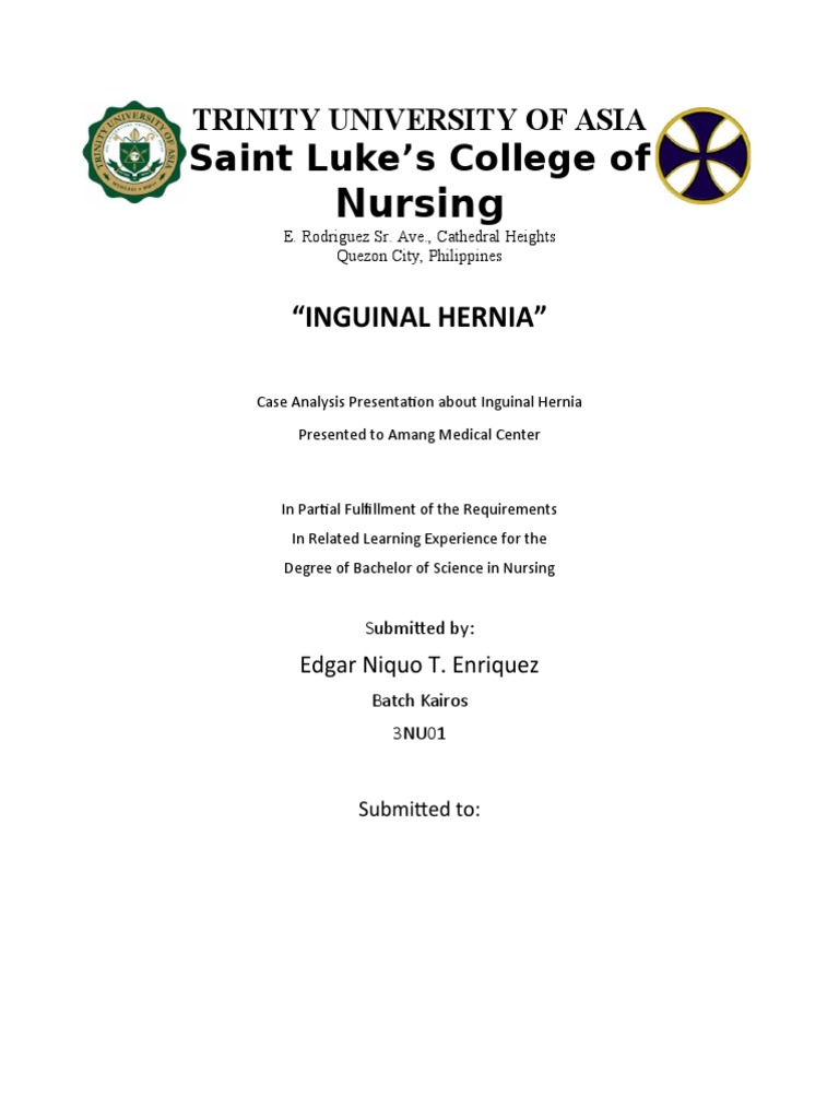 Case Study of Inguinal Hernia | PDF