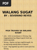 Walang Sugat Ni Severino Reyes. | PDF
