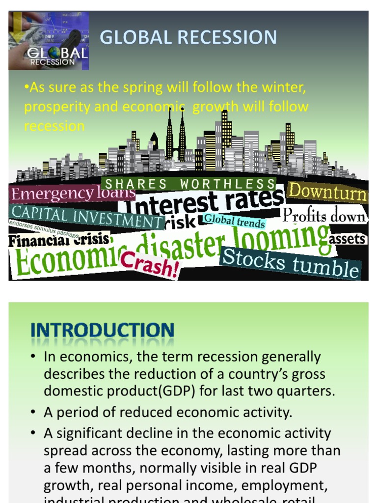 Understanding Economic Recession | PDF | Recession | Economics