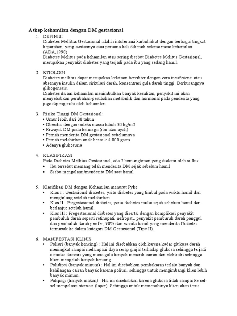 DM Gestasional | PDF