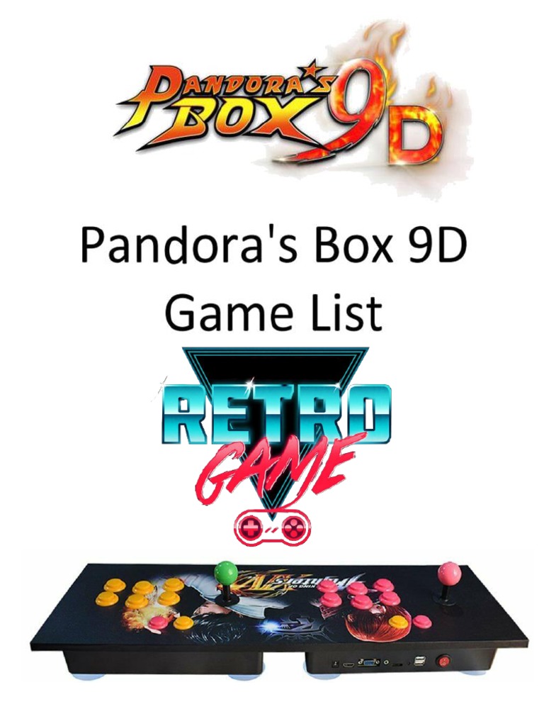 Retro Arcade Games List