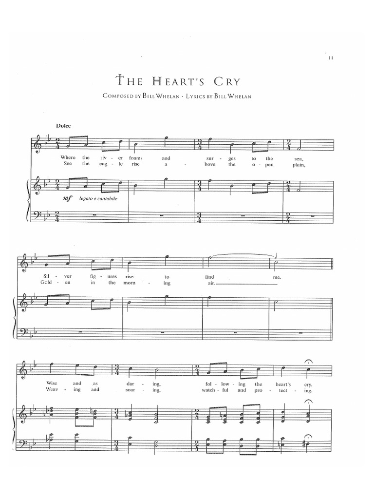 Bill Whelan - The Hearts Cry | PDF