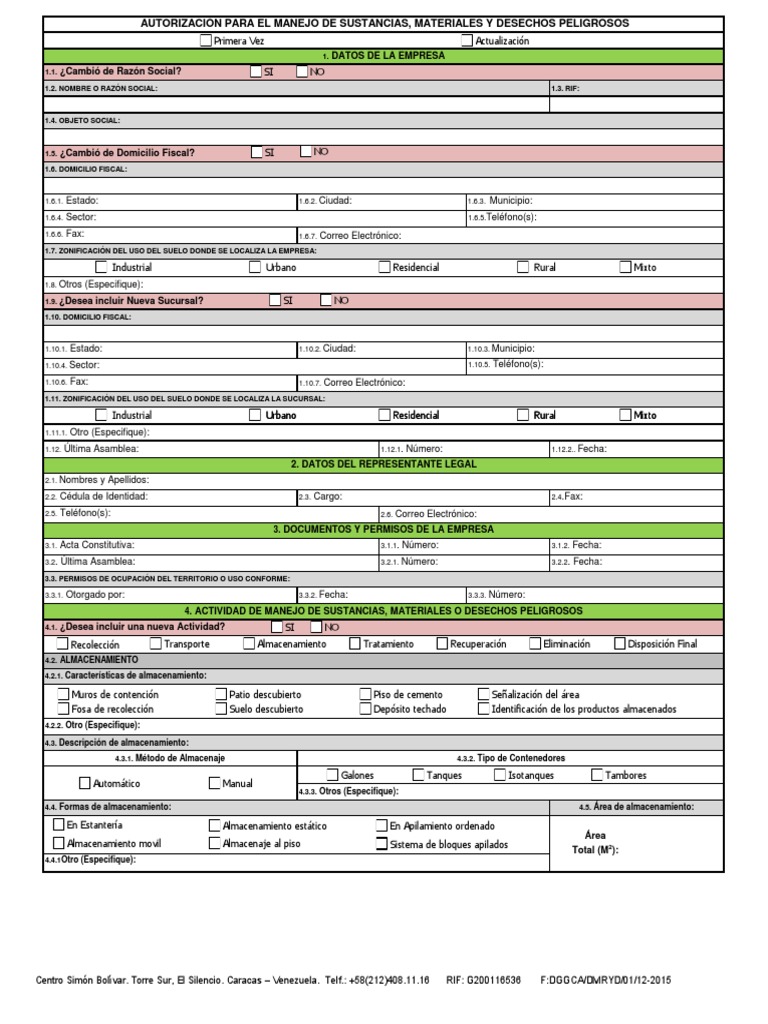 Planilla Racda Manejador1 | PDF
