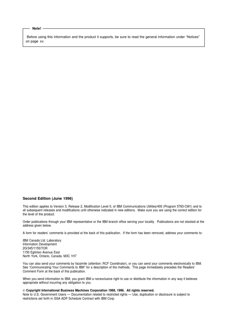 V5R1 Remote Job Entry (RJE) Guide - c0919031 | PDF