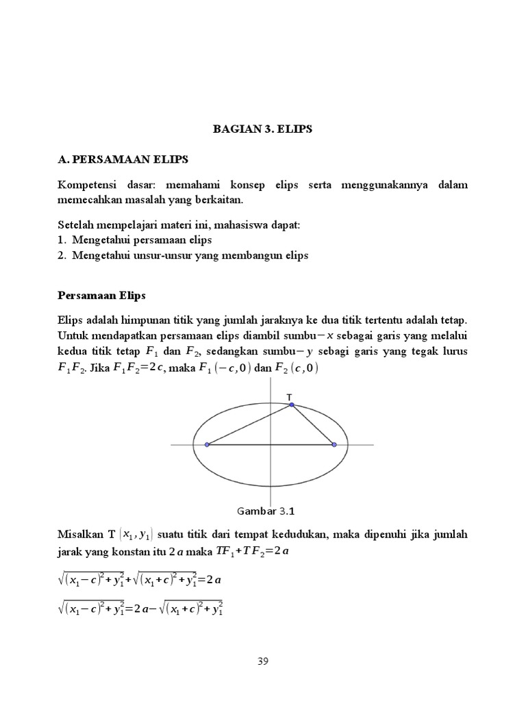 Bagian 3 Elips | PDF