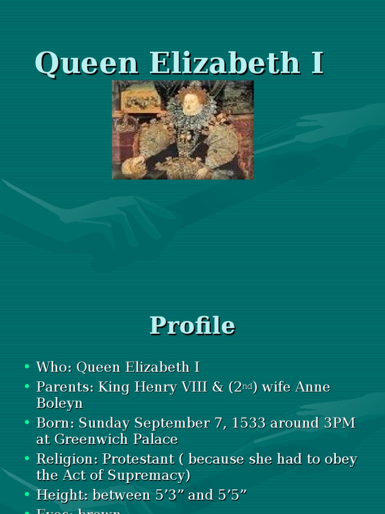 Queen Elizabeth I | PDF