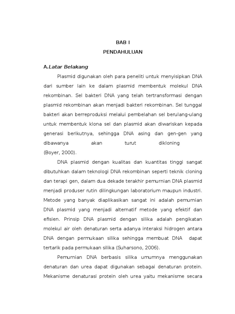 Makalah Dna Plasmid | PDF