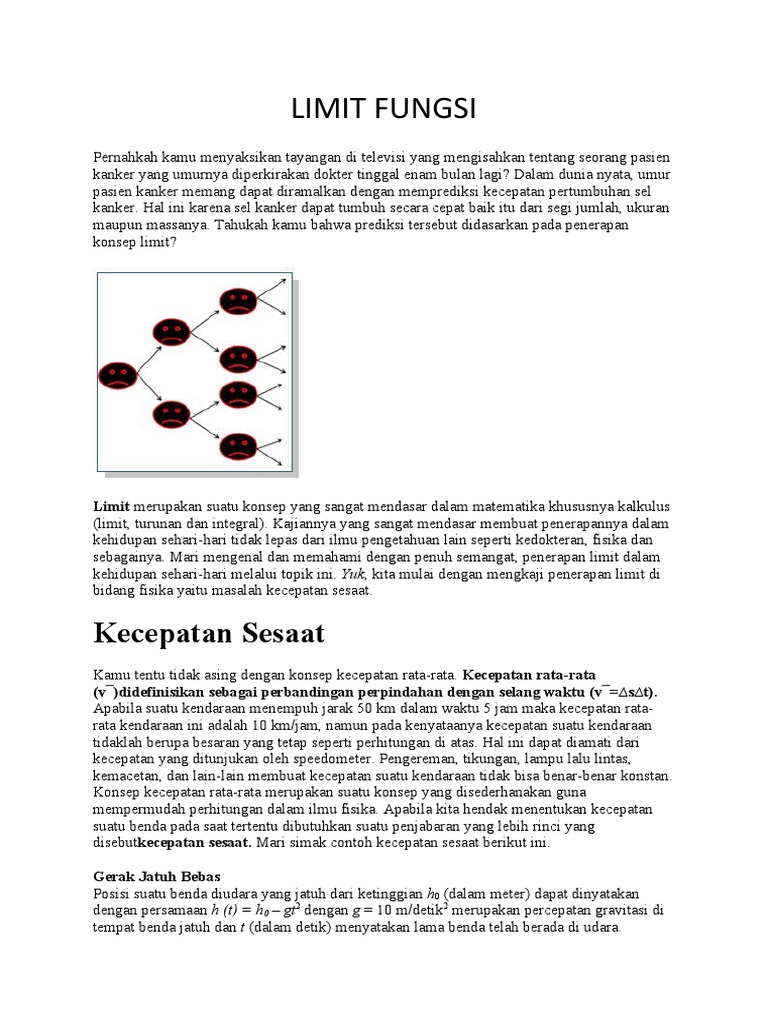 Limit Fungsi | PDF | Metode & Bahan Ajar | Sains & Matematika