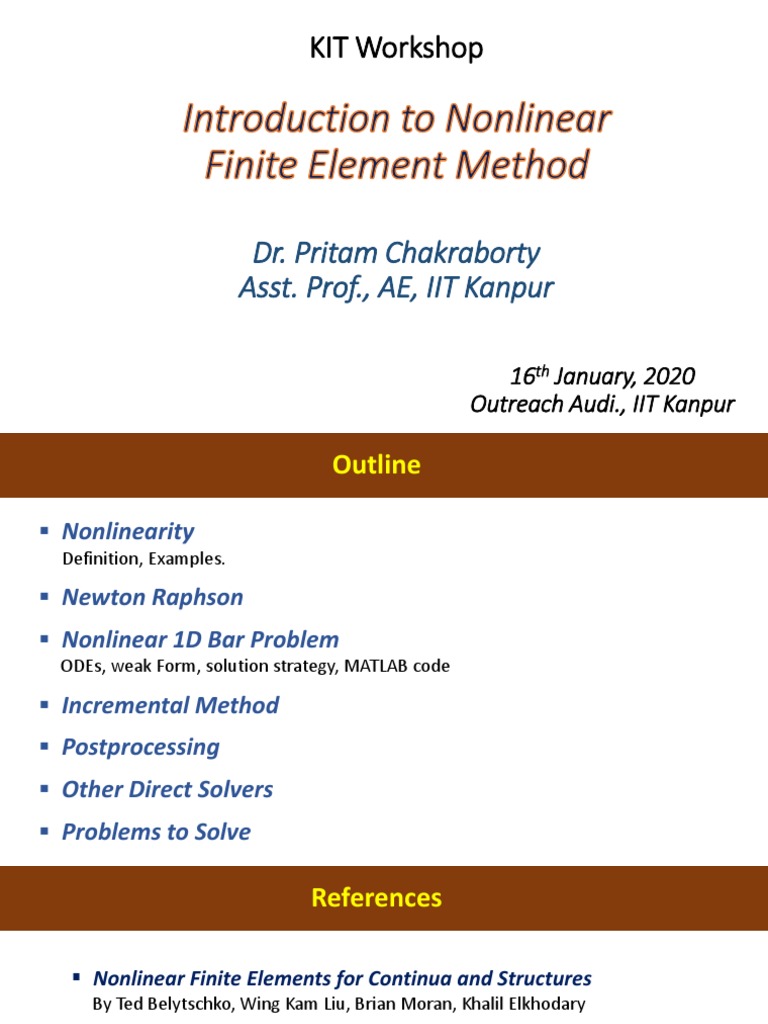 Lecture Linear Fem Pdf