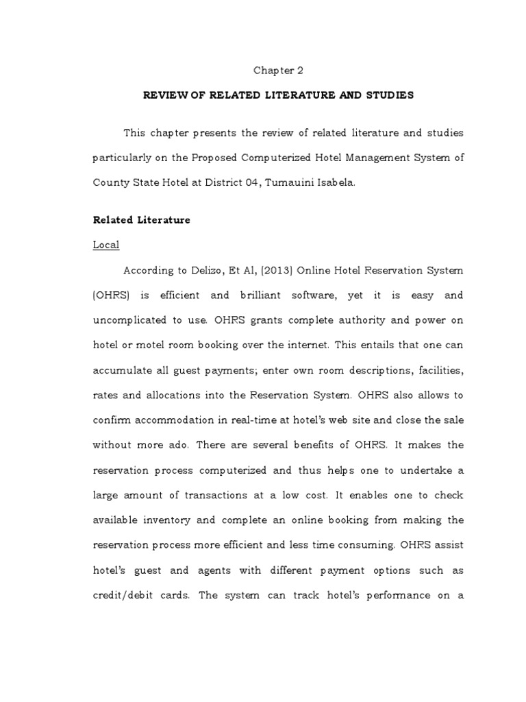 Chapter 2 REVIEW OF RELATED LITERATURE A | PDF