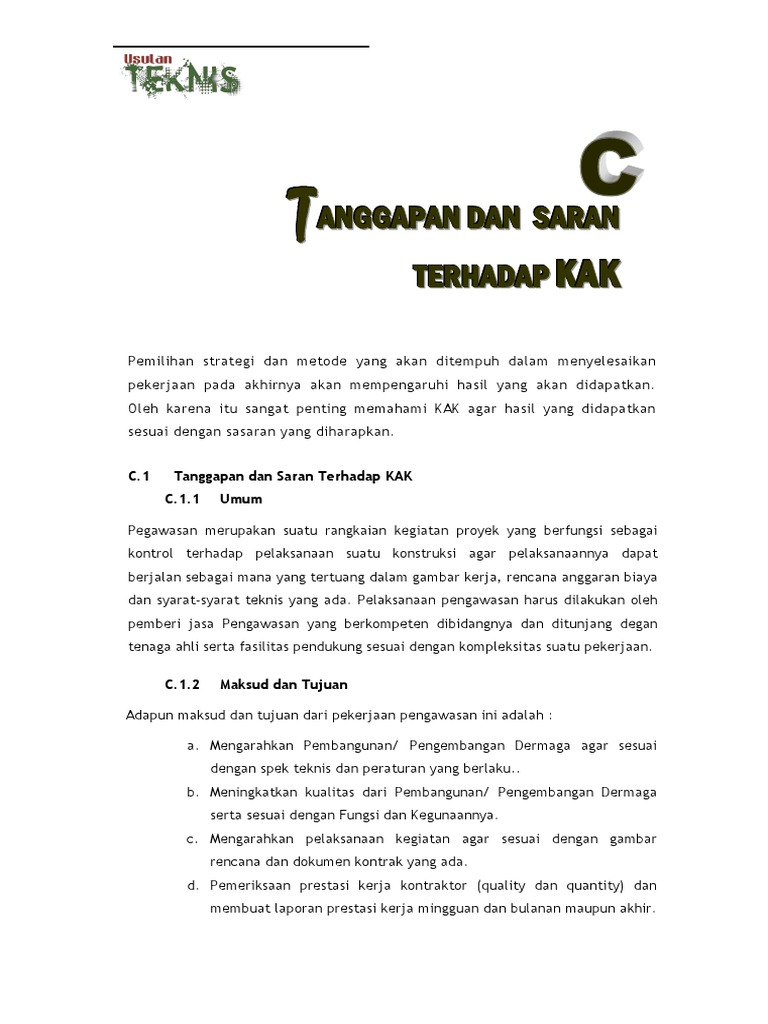 2C. Tanggapan Dan Saran | PDF | Seni | Teknologi & Rekayasa