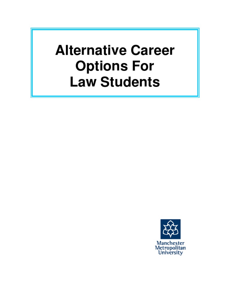 Alternative Career Options For Law Students | PDF | Costs In English ...